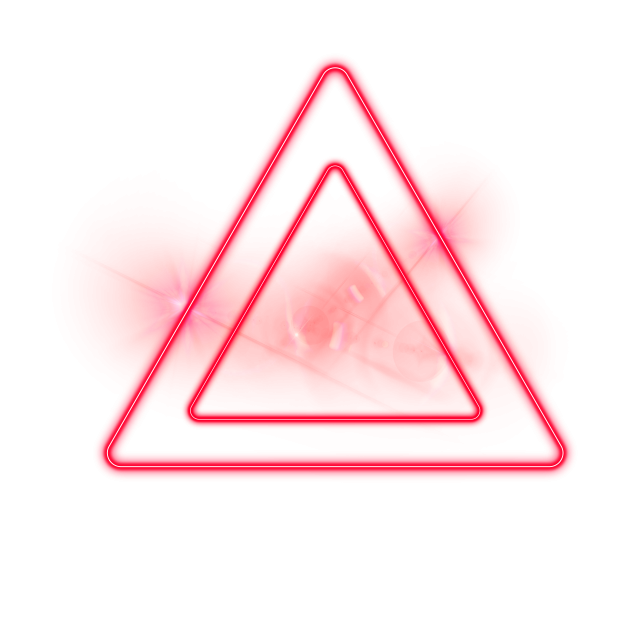 Red & Purple Neon Triangle PNG | Citypng