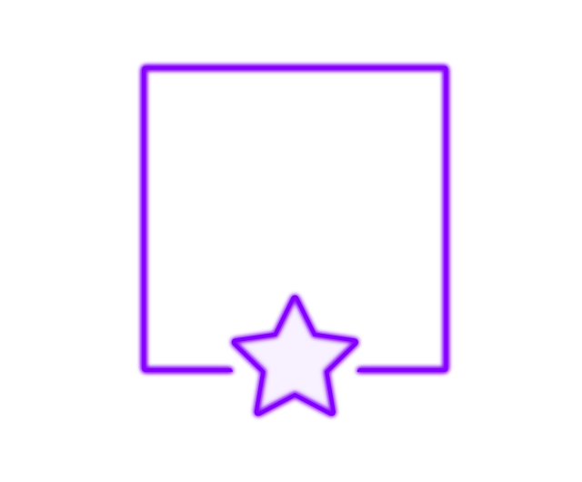 Purple Neon Frame Transparent PNG | Citypng