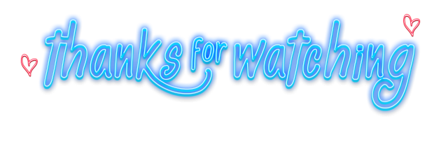 Glowing Thanks For Watching Neon Sign HD PNG | Citypng