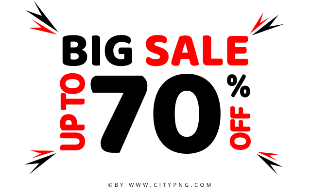 Big Sale Discount Up To 60 Percent Sign HD PNG | Citypng