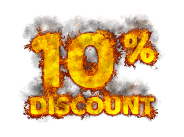 50 Percent Discount Off Fire Flames Image PNG | Citypng