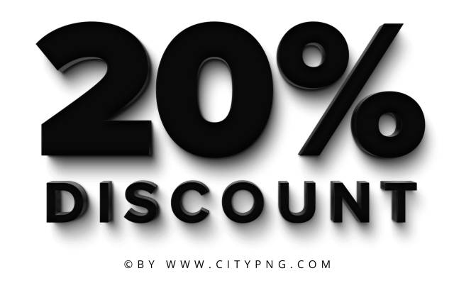 Discount 30 Percent Text Logo Sign Black PNG Image | Citypng