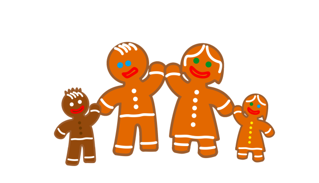 Cartoon Clipart Christmas Gingerbread PNG | Citypng