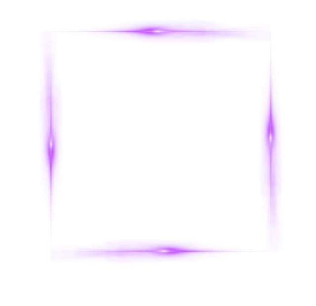 Purple Neon Frame Transparent PNG | Citypng
