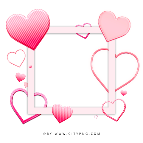 heart frame transparent background cutout PNG & clipart images | CITYPNG