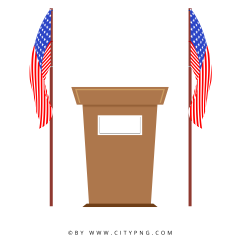 President Podium Clipart