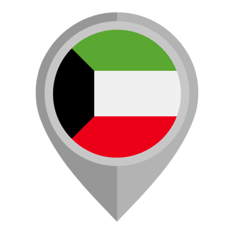Kuwait Flag Map PNG Image | Citypng