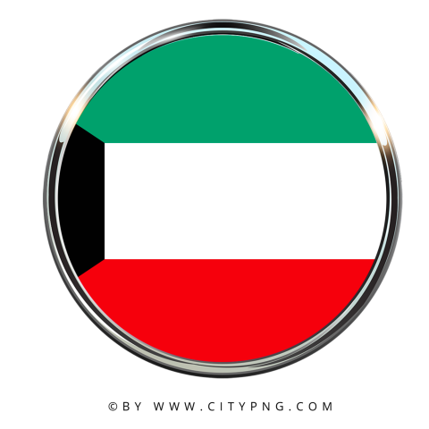 HD Kuwait Square Metal Framed Flag Icon PNG | Citypng