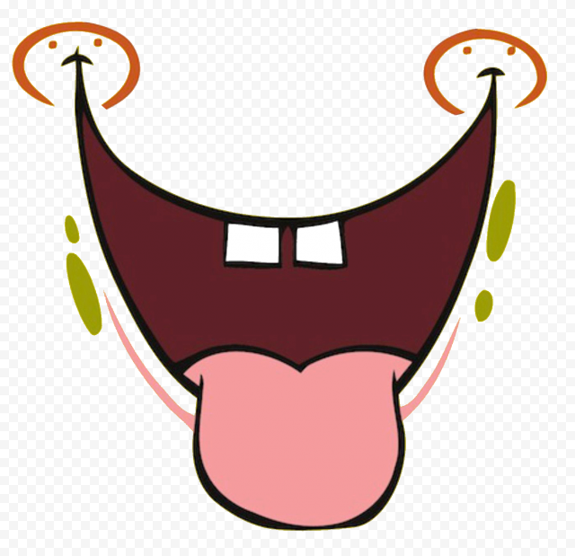 HD Spongebob Mouth Cartoon Character PNG | Citypng
