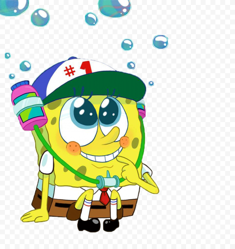 HD Spongebob Outline Front View Character Transparent PNG | Citypng