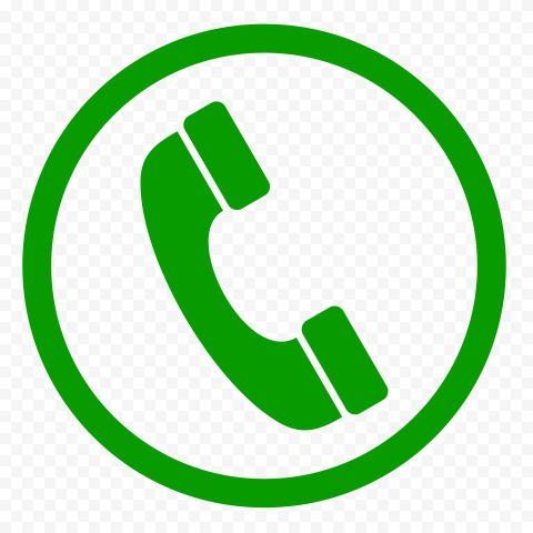 HD White Round Circle Phone Icon Transparent PNG | Citypng