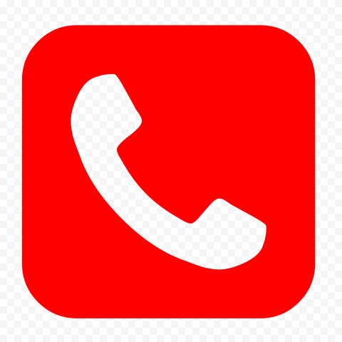 HD Red Outline Phone Icon PNG | Citypng