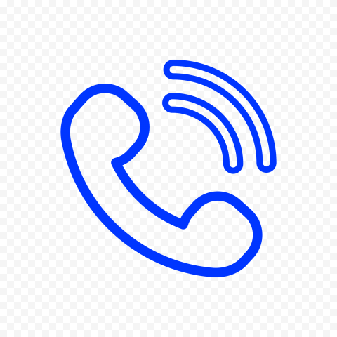 HD Light Blue Round Circle Phone Icon PNG | Citypng