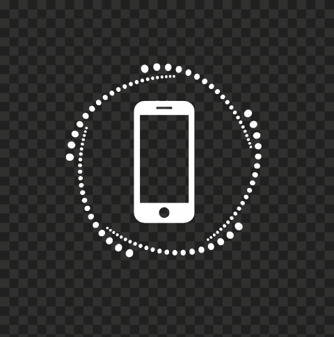 HD Orange Phone Round Circle Logo Transparent PNG | Citypng