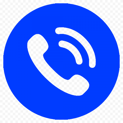 HD Light Blue Round Circle Phone Icon PNG | Citypng