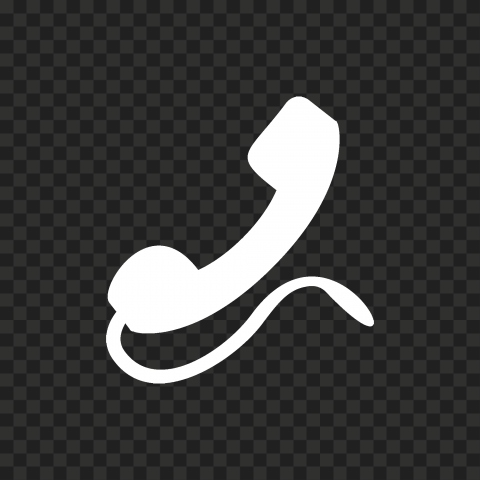 HD White Round Circle Phone Icon PNG | Citypng
