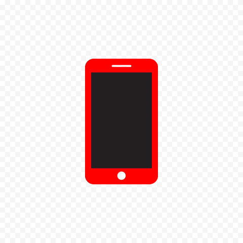 HD Red Round Circle Phone Icon Transparent PNG | Citypng