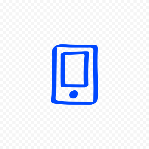 HD Blue Round Circle Phone Icon Transparent PNG | Citypng