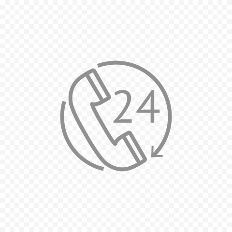HD White Round Circle Phone Icon Transparent PNG | Citypng