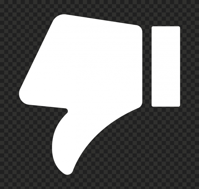 Unlike Dislike Bad Thumb Down Red Icon PNG | Citypng