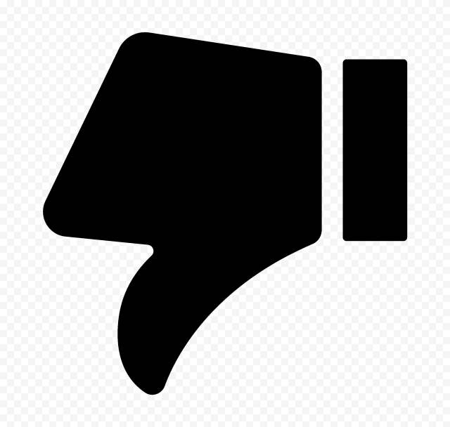 Unlike Dislike Bad Thumb Down Red Icon PNG | Citypng