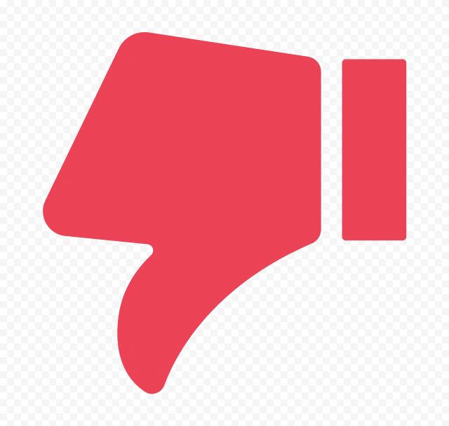 HD Unlike Dislike Bad Thumb Down Blue Icon PNG | Citypng