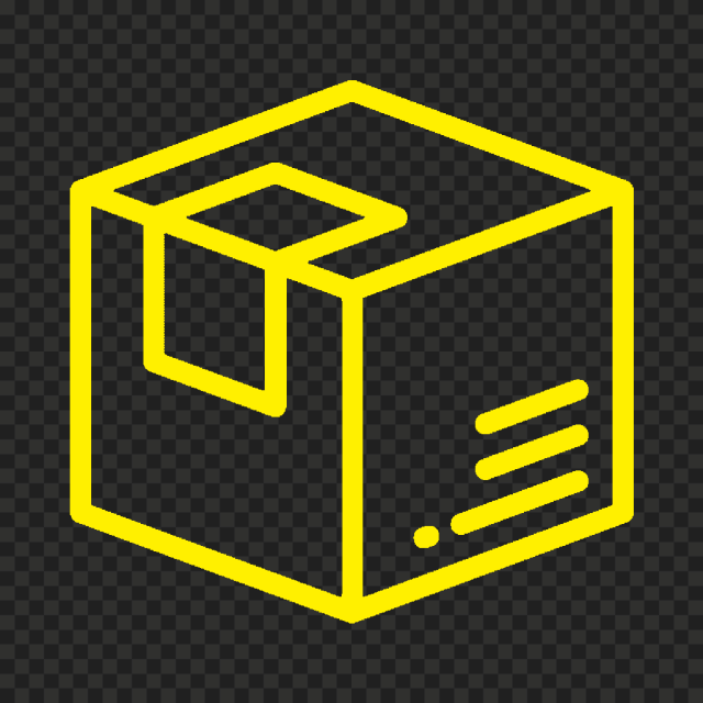 HD Parcel Black Box Package Icon Transparent PNG | Citypng