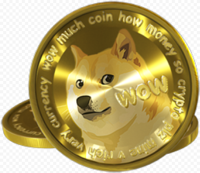 HD Golden Dogecoin Piece PNG | Citypng