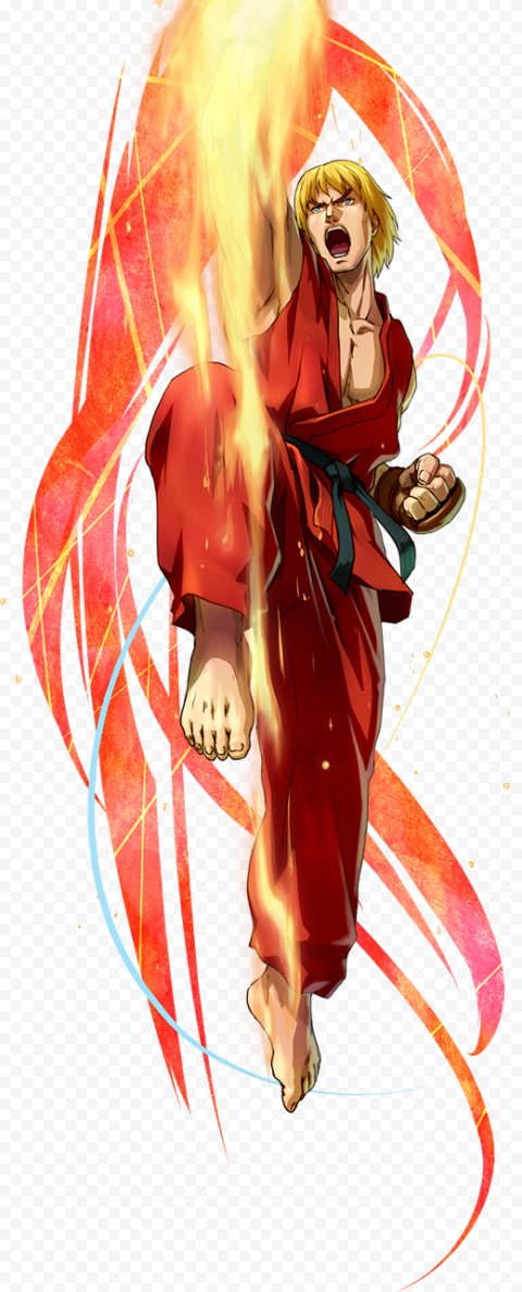 HD Ken Masters Street Fighter Comic PNG | Citypng