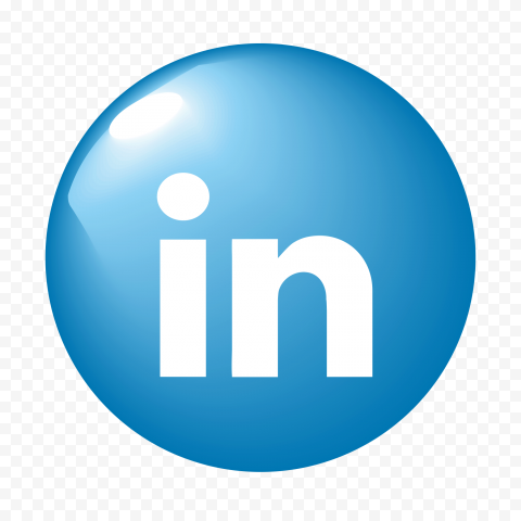 HD Blue Linkedin IN Icon Text Symbol Sign PNG | Citypng