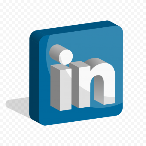 HD Vector Blue Linkedin Round Icon PNG | Citypng