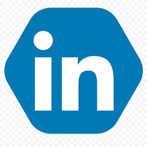 HD Blue Scribble Linkedin Circle Icon PNG | Citypng