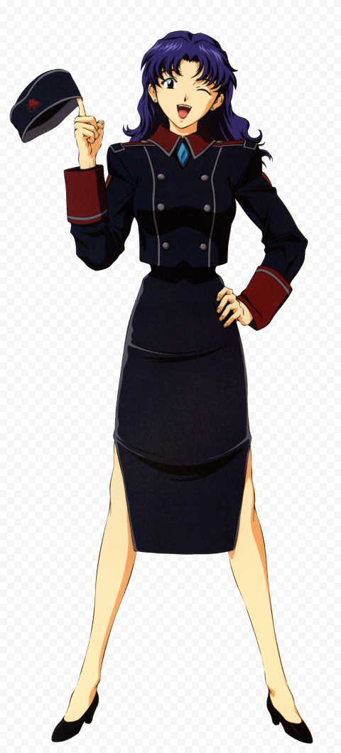 HD Misato Katsuragi Neon Genesis Evangelion PNG | Citypng