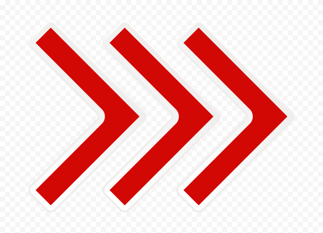 HD Three White Arrows Pointing Right PNG | Citypng