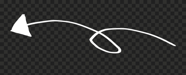 HD Black Line Art Drawn Arrow Pointing Top Right PNG | Citypng