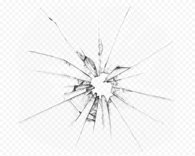 HD Broken Damage Glass Effect PNG | Citypng