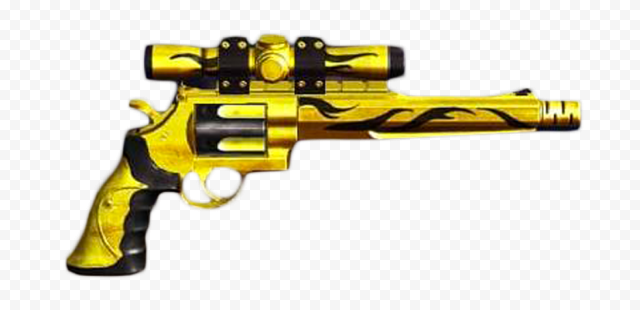 HD Golden M500 Free Fire Skin Stickers Transparent PNG | Citypng