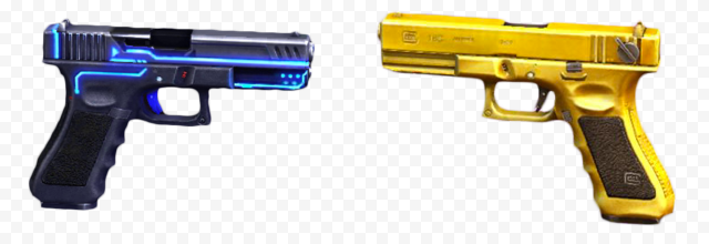 HD G18 Free Fire Blue Skin PNG | Citypng