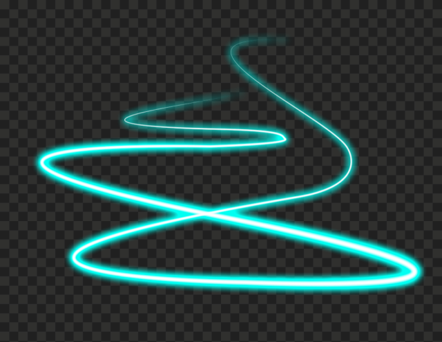 HD Blue Neon Glowing Line PNG | Citypng