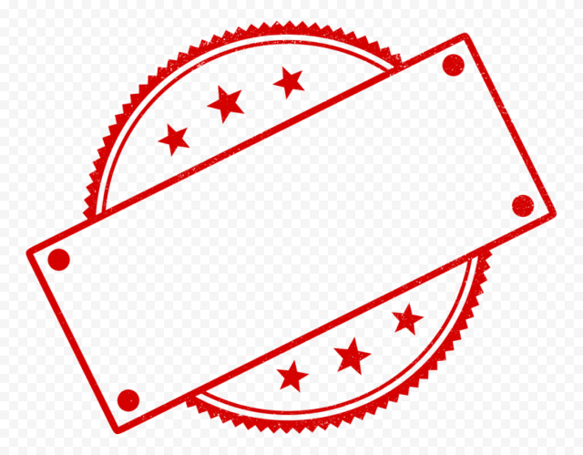 HD Blank Empty Clear Certificate Seal Stamp PNG | Citypng