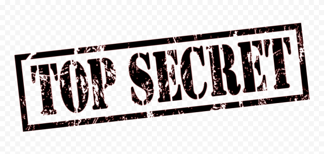 HD Classified Top Secret Stamp PNG | Citypng