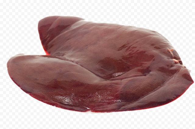 HD Fresh Raw Liver Beef Meat Pieces PNG | Citypng