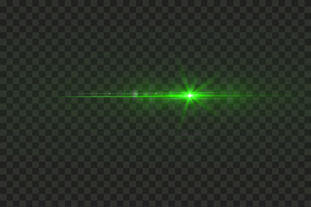 HD Green Eyes Laser Flare Effect Side View PNG | Citypng
