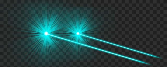 HD Blue Eyes Lazer Flare Effect Side View PNG | Citypng