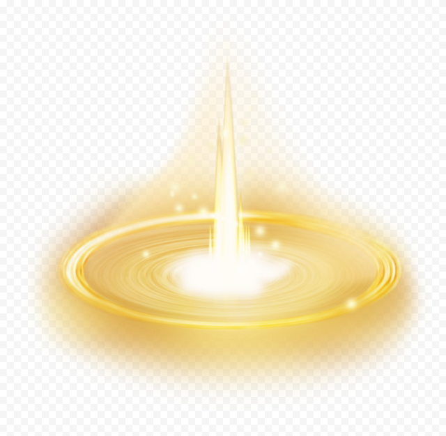 HD Yellow Energy Ball Electric Lighting Effect PNG | Citypng