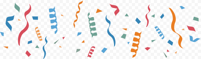 New Years Confetti Background