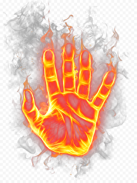 HD Hand Fire Flame PNG | Citypng