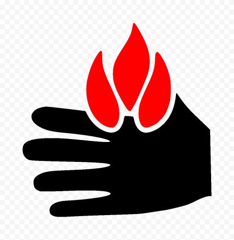 Burning Fire Hand Icon | Citypng
