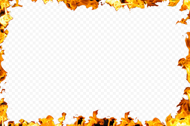 Fire Flames Effect Frame Border | Citypng