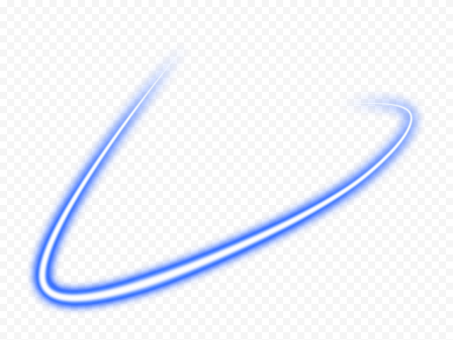 HD Line Blue Neon Glowing Light Effect PNG | Citypng